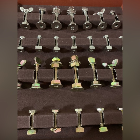 Vintage | Games | Vintage Chess Nuts In Original Box Nuts Bolts Chess ...